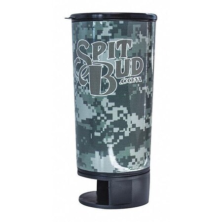 Dipper Brotherhood Spit Bud, Spill-Proof Spittoon, Camo, 8 oz. SB501 | Zoro