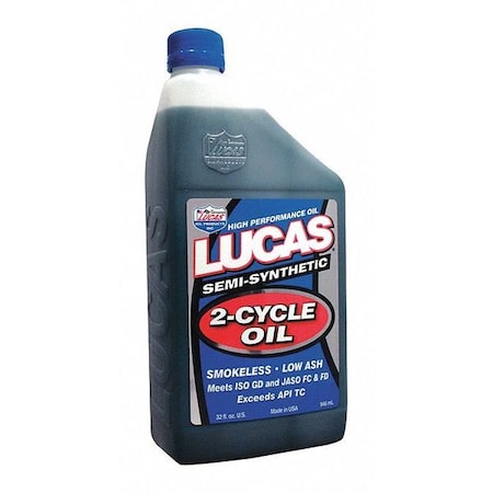 Lucas Oil Semi-Synthetic 2-Cycle Oil, 32oz 10110L | Zoro