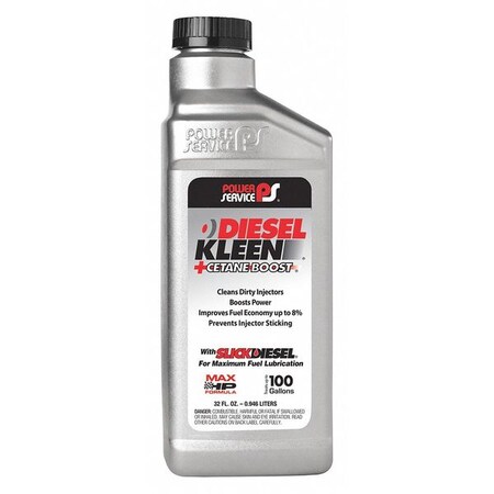 Power Service Diesel, Kleen Plus Cetane, Boost, 32 oz. 3025-12 | Zoro
