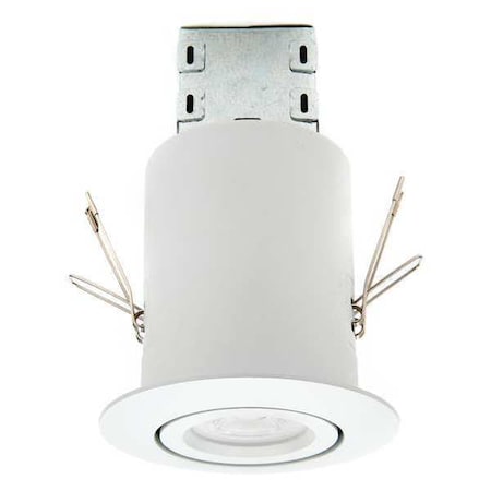 Electrix LED Gimbal Spot Recessed Can, White 3" 9205 | Zoro