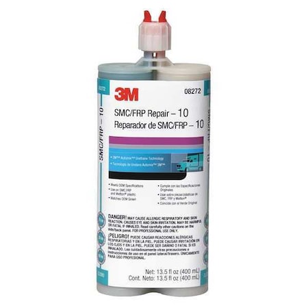 3M Fiberglass, Repair Adhesive, 400 mL, PK6 08272 | Zoro