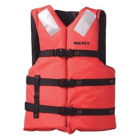 Kent Safety Universal Life Vest, Orange 150000-200-004-23 | Zoro