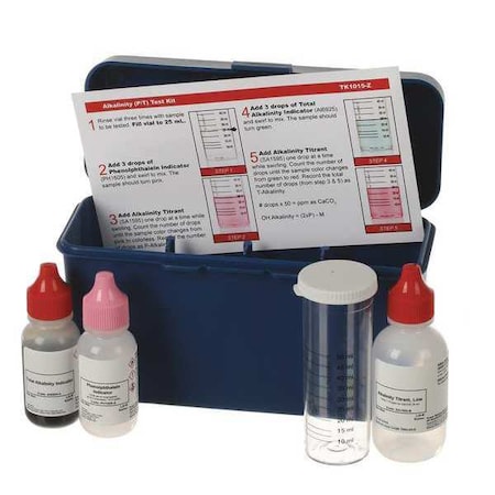 Aquaphoenix Scientific Alkalinity P/t Test Kit, 10 ppm/25 mL TK1018-Z ...