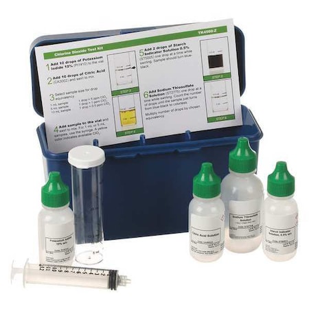 Aquaphoenix Scientific Chlorine Dioxide Kit, 1Dp-.5ppm Cio2/10mL TK4500 ...
