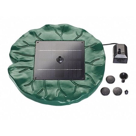 Pond Boss Solar Floating Lily Pad fountain DLILYSOL40 | Zoro