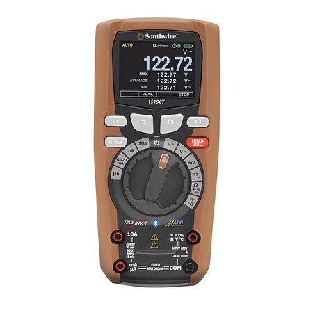 Southwire Color Screen, Multimeter, w/Mobile App 59686540 | Zoro