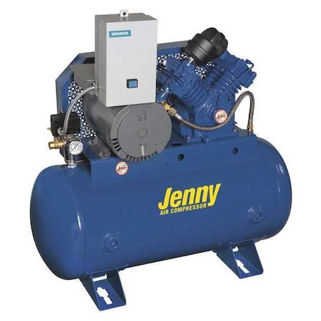 Jenny Air Compressor, Stationary, 15.2cfm, 175psi GT5B-80-230/3 | Zoro