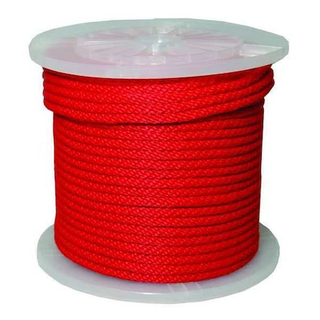 Tw Evans Cordage Braided Rope Spool, Red, 3/8 in. x 500 ft. 98330 | Zoro