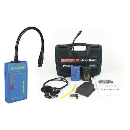 Superior Accutrak Ultrasonic Leak Detector, Plus Kit VPE-GN PLUS | Zoro