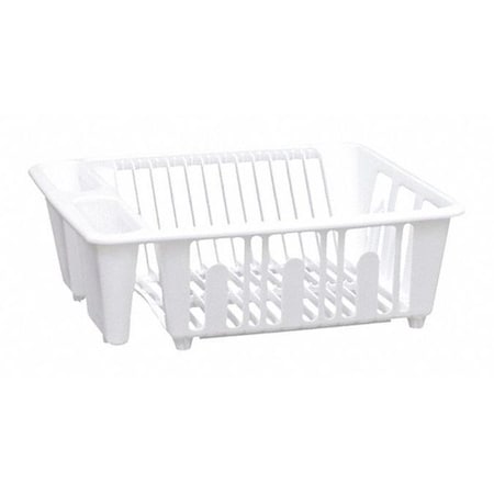 Rubbermaid Mini Dish Rack, Plastic, White SK0001 | Zoro