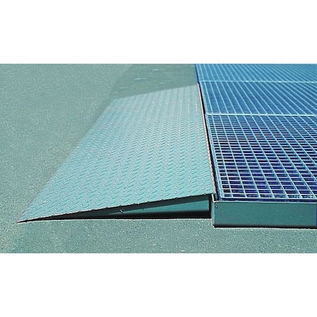 Enpac Spill Deck Ramp, Steel, 5 ft. W 9650-GS | Zoro