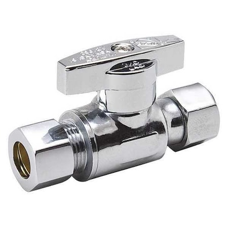 Proline Series Retro-fit Ball Valve 3/8" Fem Comp x 3/8Od Straight Stop ...
