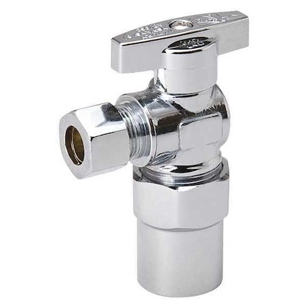 Proline Series Compression Angle Stop 1/2 Cpv x 3/8 Od PK10 190-732HC ...