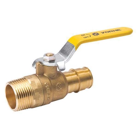 PROLINE Ball Valve Brass Mip,Pex,3/4" PK10 (107-314NL) | Zoro