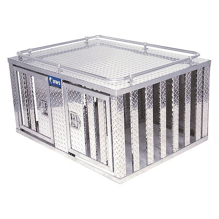 Uws Double-Door Dog Box, 48" x 48", DB-4848 DB-4848 | Zoro