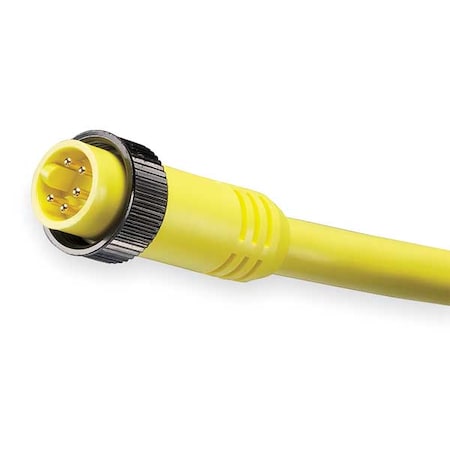 Brad Harrison Cordset, 5 Pin, Plug, Male 105002A01F120 | Zoro