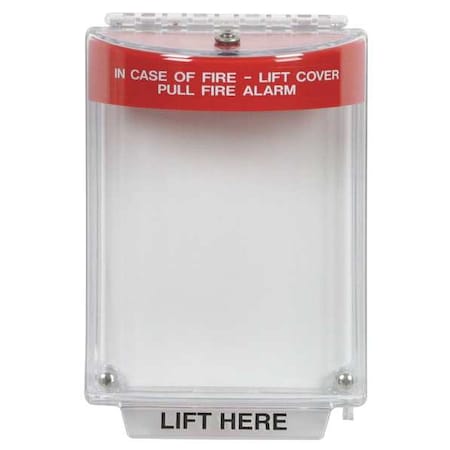 Safety Technology International Pull Station Guard, Polycarbonate ...