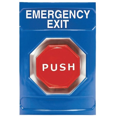Safety Technology International Emergency Exit Push Button, Turn-To ...