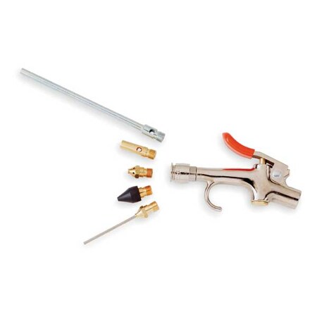 Breco Quick Change Air Gun Kit, Contains 5 Nozzles and Heavy Duty Air ...