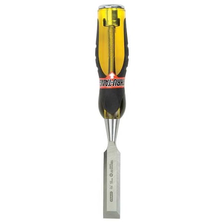 Stanley Short Blade Chisel, 3/4 In. x 9 In. 16-977 | Zoro