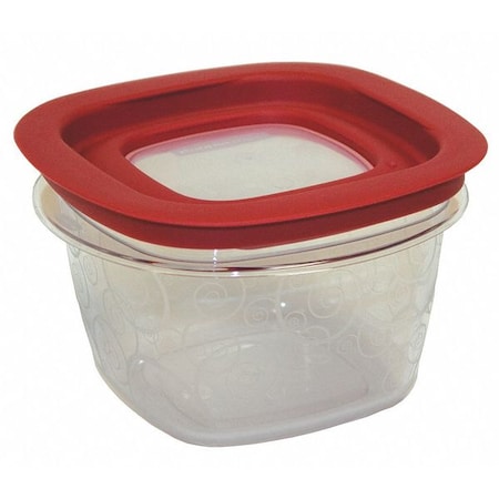 Rubbermaid Commercial Storage Container, 2 Cup FG7H75TRCHILI | Zoro