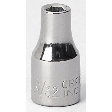 Craftsman Industrial 1/4" Drive, Hex SAE Socket, 6 Points 9-2201 | Zoro