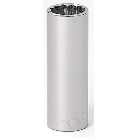 Craftsman Industrial 3/8" Drive, Spline Metric Socket, 12 Points 9 ...