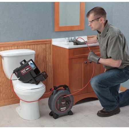 Ridgid microDrain Reel, 18V Cordless D65S | Zoro