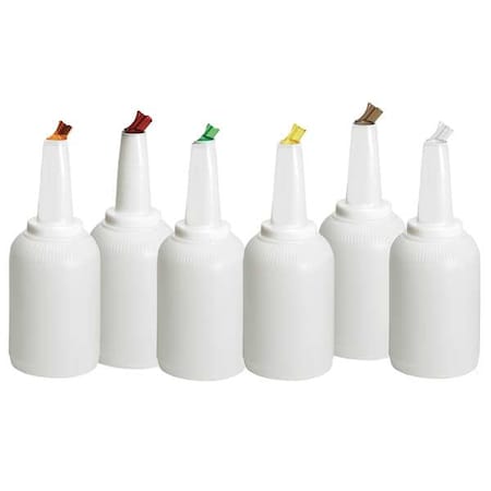 Tablecraft Six-Piece Pourer Set, Gallon Assorted Colors 8128A | Zoro