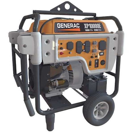 Generac Portable Generator, Gasoline, 10,000 Rated, 12,000 Surge ...