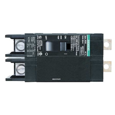 SIEMENS 15A, 2 pole Miniature Circuit Breaker, BQD, 480V AC, - BQD215