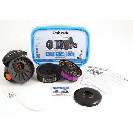 Sundstrom Safety Sundstrom(TM) SR 90-3 Half Mask Kit, M/L Basic Pack M ...