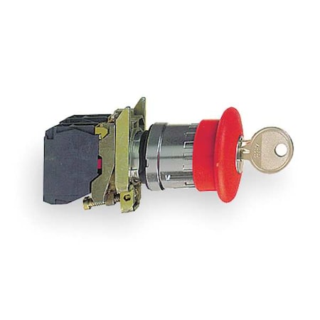 Schneider Electric Emergency Stop Push Button, 22 mm, 1NO/1NC, Red XB4BS9445 | Zoro