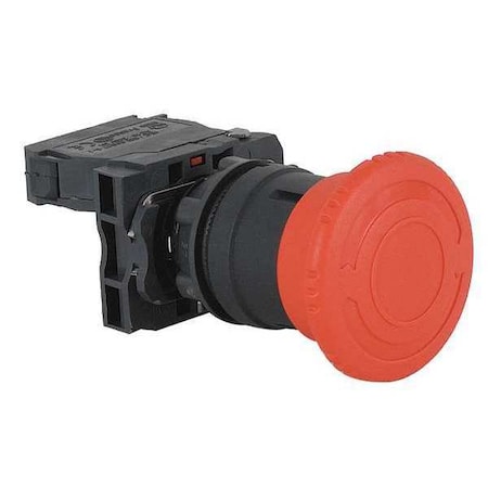 Schneider Electric Emergency Stop Push Button, 22 mm, 1NO/1NC, Red XB5AS8445 | Zoro