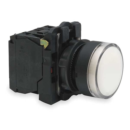 Schneider Electric Illuminated Push Button, 22 mm, 1NO/1NC, White XB5AW3165 | Zoro