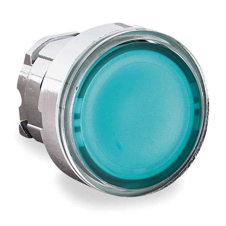 Schneider Electric Illuminated Push Button Operator, 22 mm, Green ZB4BH033 | Zoro