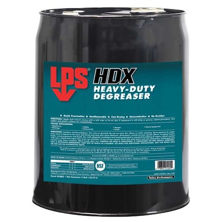 Lps Hdx Heavy Duty Degreaser, 55 Gal Drum, Liquid, Clear, Colorless ...