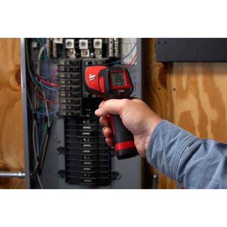 Milwaukee Tool Infrared Thermometer, Backlit High Contrast White On ...