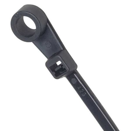 Power First Cable Tie, 7 in L, 1 1/4 in Max Bundle Dia., Black, Nylon 6 ...