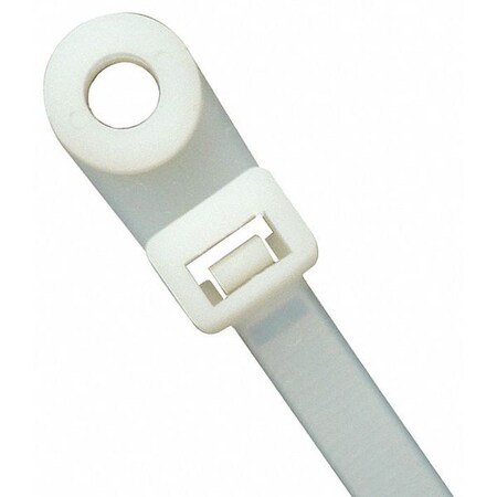 Power First Cable Tie, 15 in L, 4 in Max Bundle Dia., Natural, Nylon 6/ ...