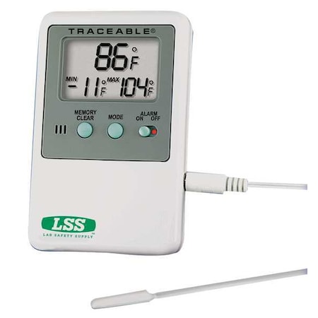 Traceable Digital Thermometer, Memory Monitoring, -58 to 158 Deg. 4048 ...