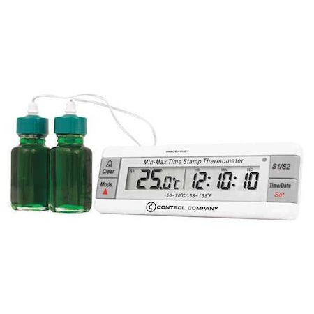 Traceable Digital Thermometer, -58 Degrees to 158 Degrees F for Wall or ...