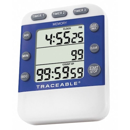 Traceable 3-Channel, Jumbo Timer, Traceable 5008 | Zoro