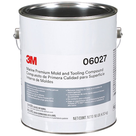 3M 1 Gal. Premium Mold and Tooling Compound Can, Red, Paste 06027 | Zoro