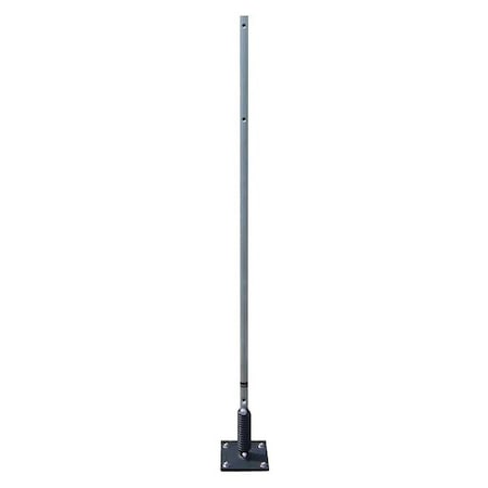 Post Guard Flexible Sign Post with Base, Spring Based, , Galvanized ...