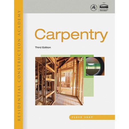 Cengage Learning Residential Construction Textbook, Carpentry, English ...