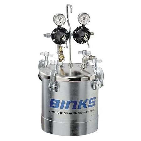 Binks Pressure Tank, 2.8 Gal 83Z-220 | Zoro