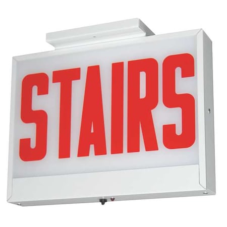 Lithonia Lighting ACUITY LITHONIA Steel LED Stairs Sign with Battery ...