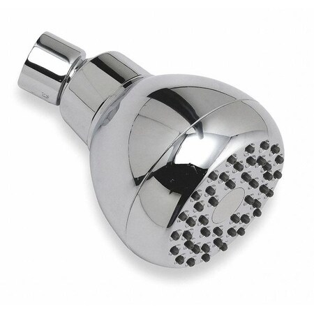 Trident wall, Shower Head, Chrome 6PB78 | Zoro