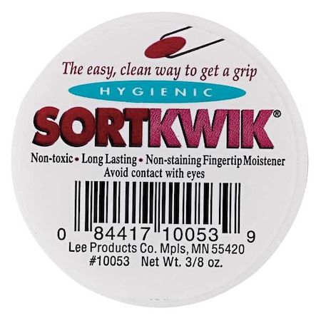 Lee Sortkwik Fingertip Moisteners, 0.38 oz, Pink, PK3 LEE10053 | Zoro